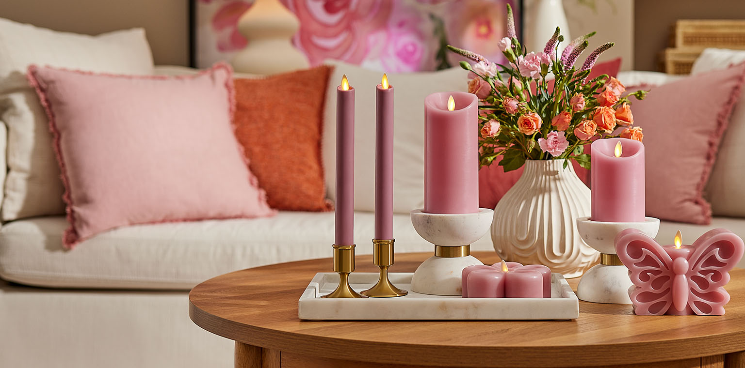 Luminara Seasonal Flameless Candles for Spring