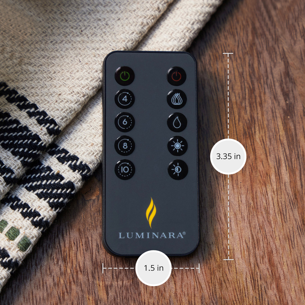 10 Button Wireless Remote Control for Luminara Candles