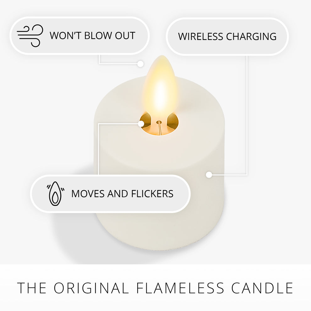 Rechargeable Replacement Tealights - Set of 2 – Luminara