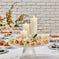 White Flameless Candle Slim Pillar - Recessed Top | Luminara