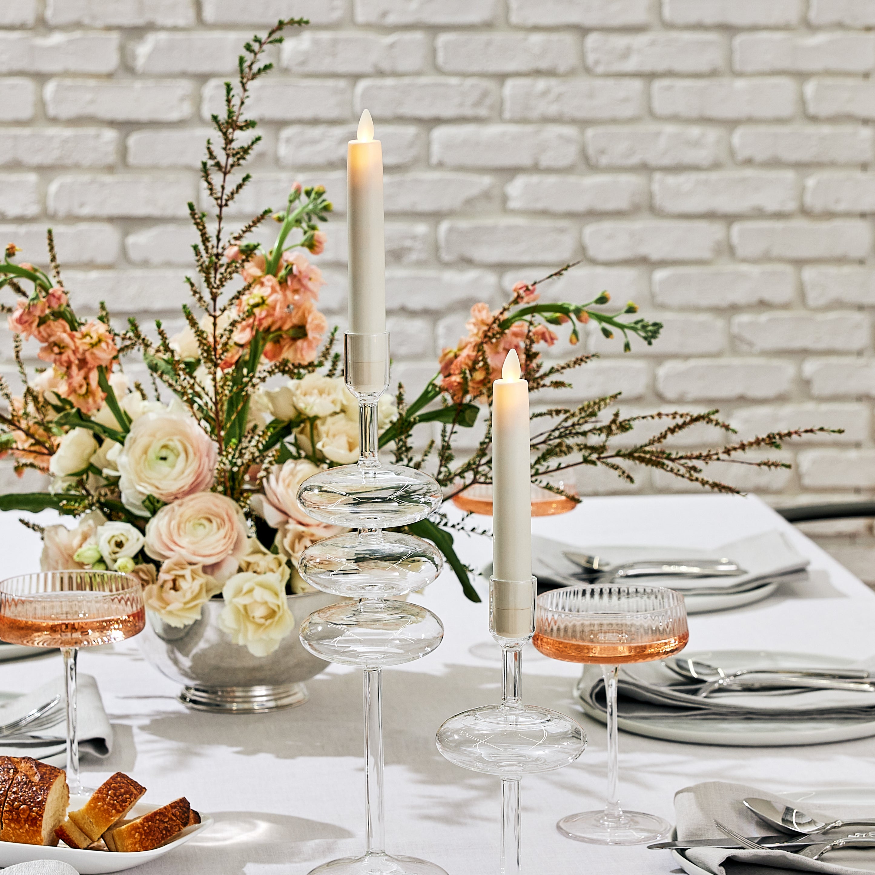 White Flameless Candle Tapers | Luminara